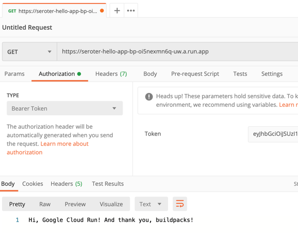 Build and deploy secure containers to a serverless runtime using Google Cloud Buildpacks and ...