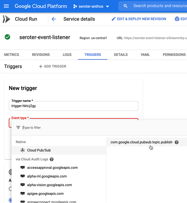 First look: Triggering Google Cloud Run with events generated by GCP ...
